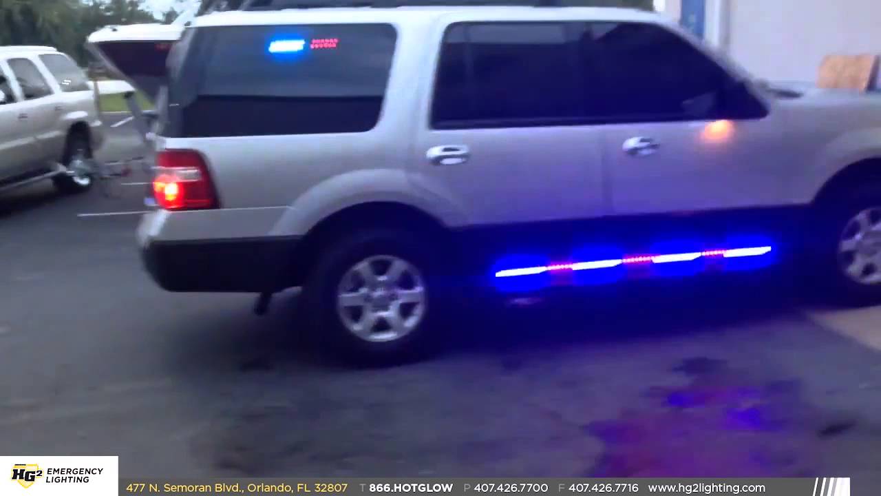 HG2 Emergency Lighting | 2014 Ford Expedition Unmarked - YouTube