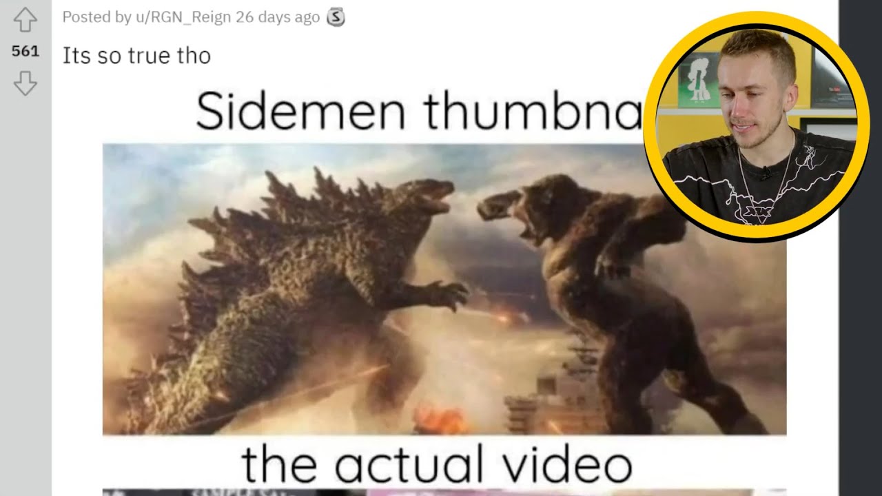 Sidemen Thumbnails vs The Actual Video.... - YouTube