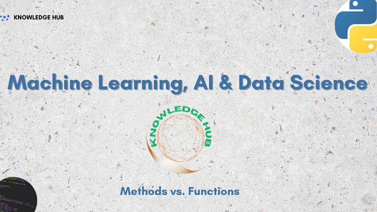 Methods Vs Functions Whats The Difference Youtube Tutorial Youtube
