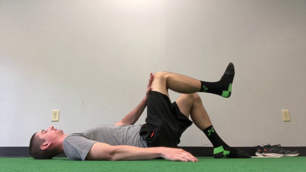 Hooklying Hip Flexor Isometrics Youtube