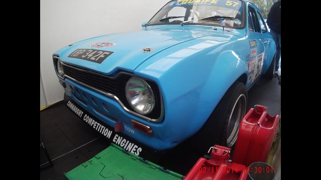 Ford mk1 Escort Race car at Brands Hatch - YouTube