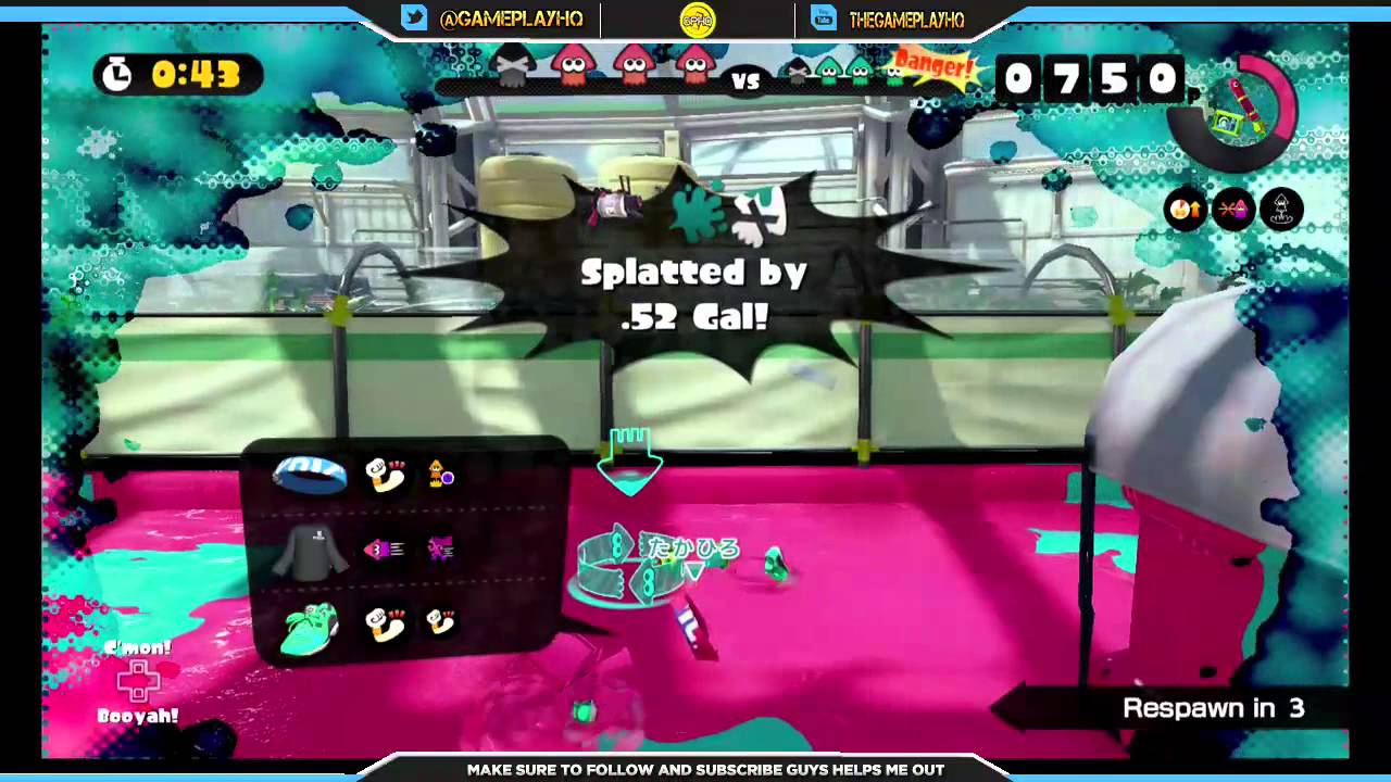 Splatoon Battle Mode new Maps (part 9) - YouTube