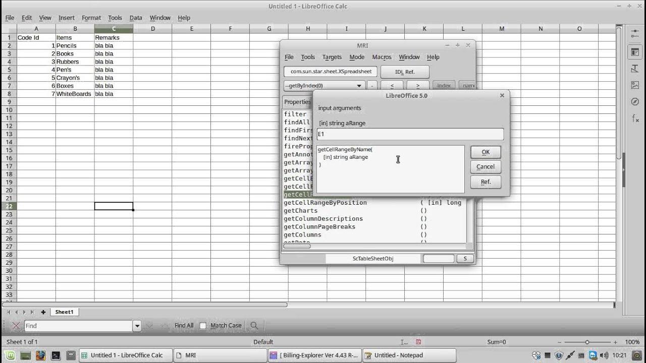 LibreOffice Calc Macro Basic How To Copy and Paste any data - YouTube