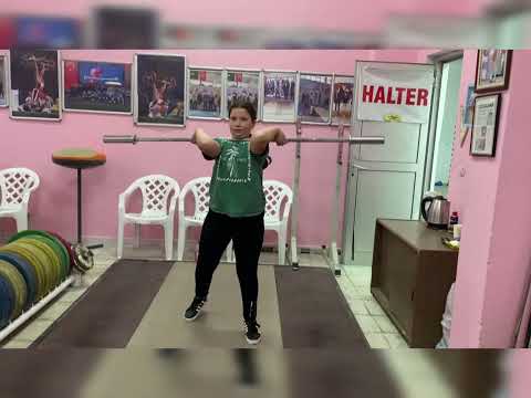 Sebiha Ecem Naz Sağlam Halter Temel Teknik Eğitimi