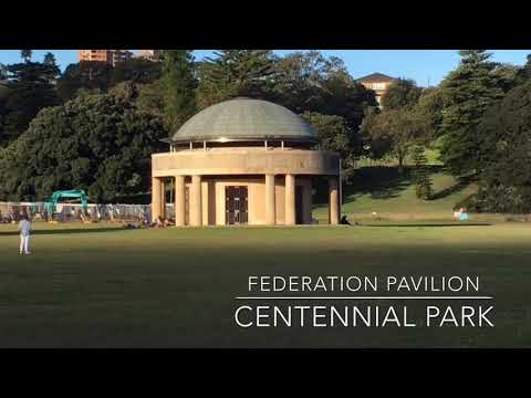 The Federation Pavilion in Centennial Park - YouTube