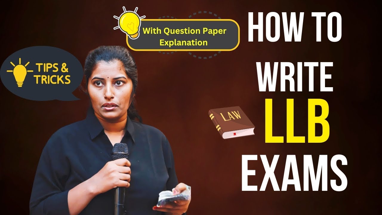 How to Write LLB Exams Like a Pro | Tips, Tricks & Previous Year Paper ...