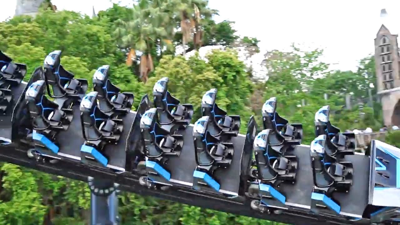 We Rode VelociCoaster, Universal's Newest Roller Coaster! Awesome Queue ...