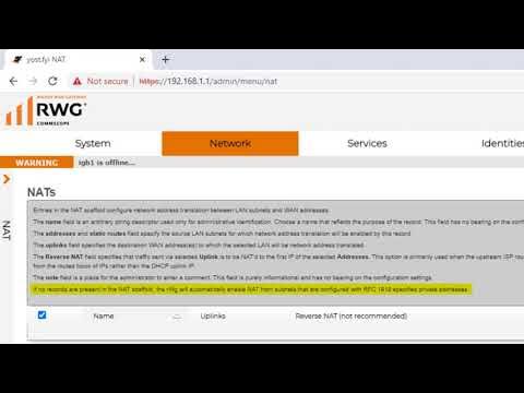 RUCKUS WAN Gateway (RWG) Tour and Basic Configurations - YouTube
