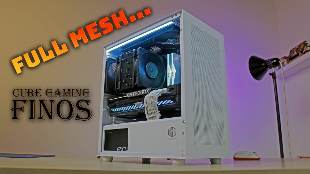 FULL MESH NON TEMPERED GLASS!!! Cube Gaming FINOS - YouTube