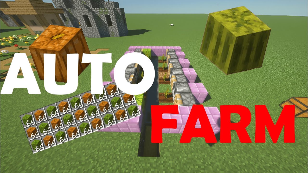 Crafter's Paradise: Automatic food farm in minecraft! - YouTube
