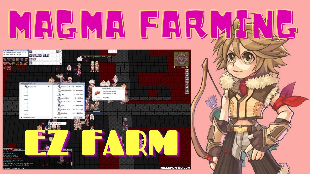 MAGMA DUNGEON 1 FARMING | Lupon RO Midrate | Ragnarok Online Guide ...
