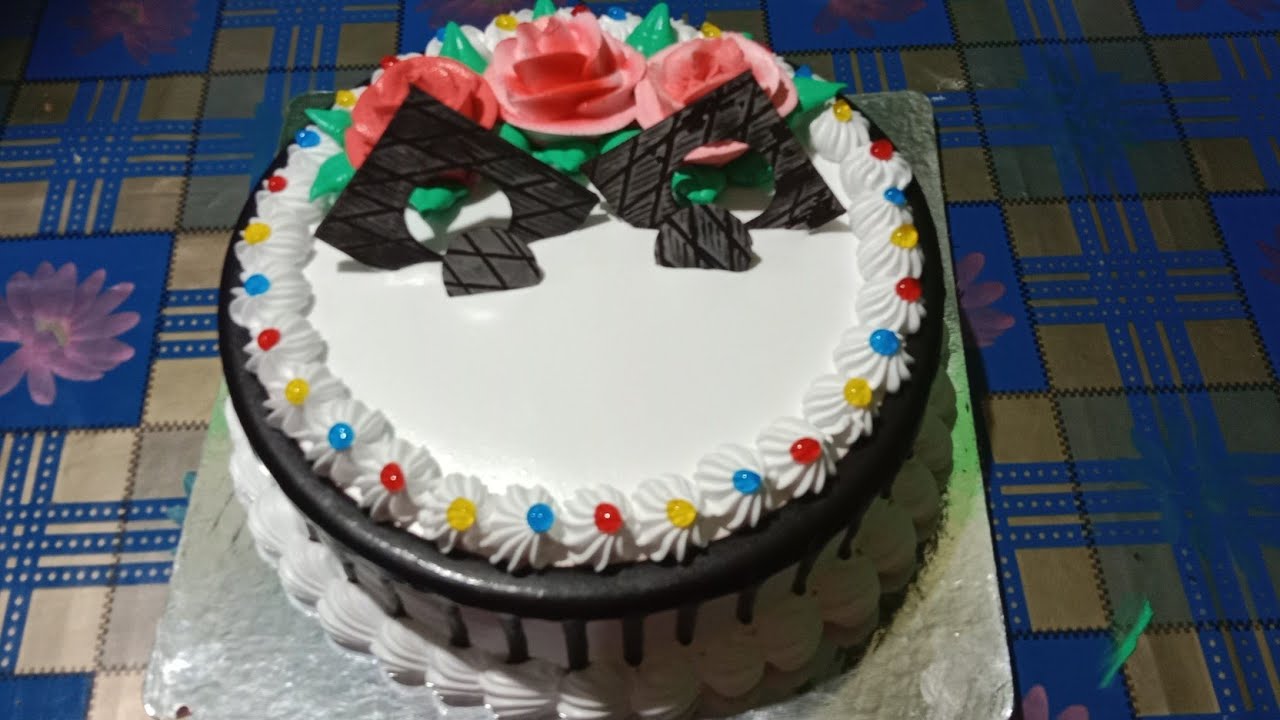 2 in 1 cake designe new 2 in 1 design new to in one flower cake design ...