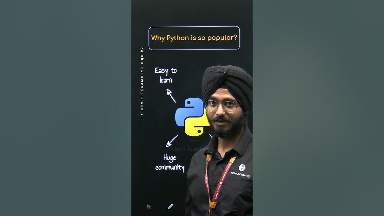 Why Python is so popular? #Python #NesoAcademy #QuickConcepts - YouTube
