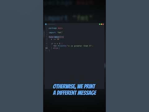 Golang Conditional Statements: Making Decisions with if Statements ...