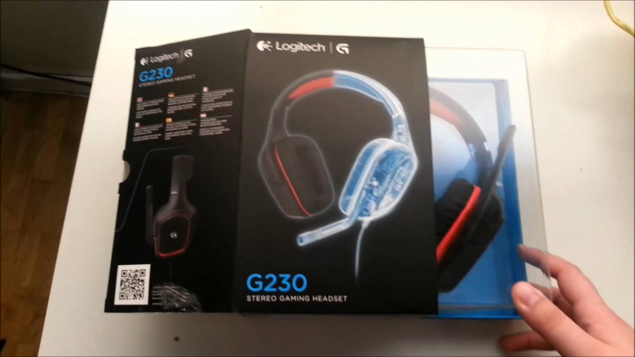 Unboxing Logitech G230 - YouTube
