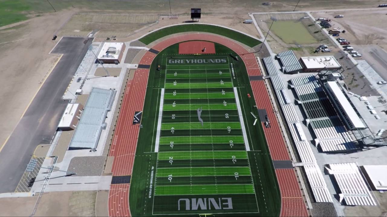 ENMU Stadium Aerial 1 - YouTube