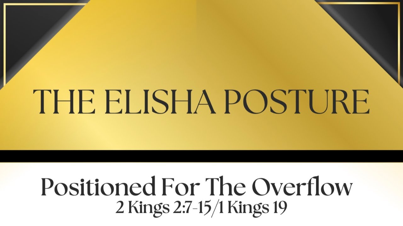 The Elisha Posture // Dr. Angela Deberry - YouTube