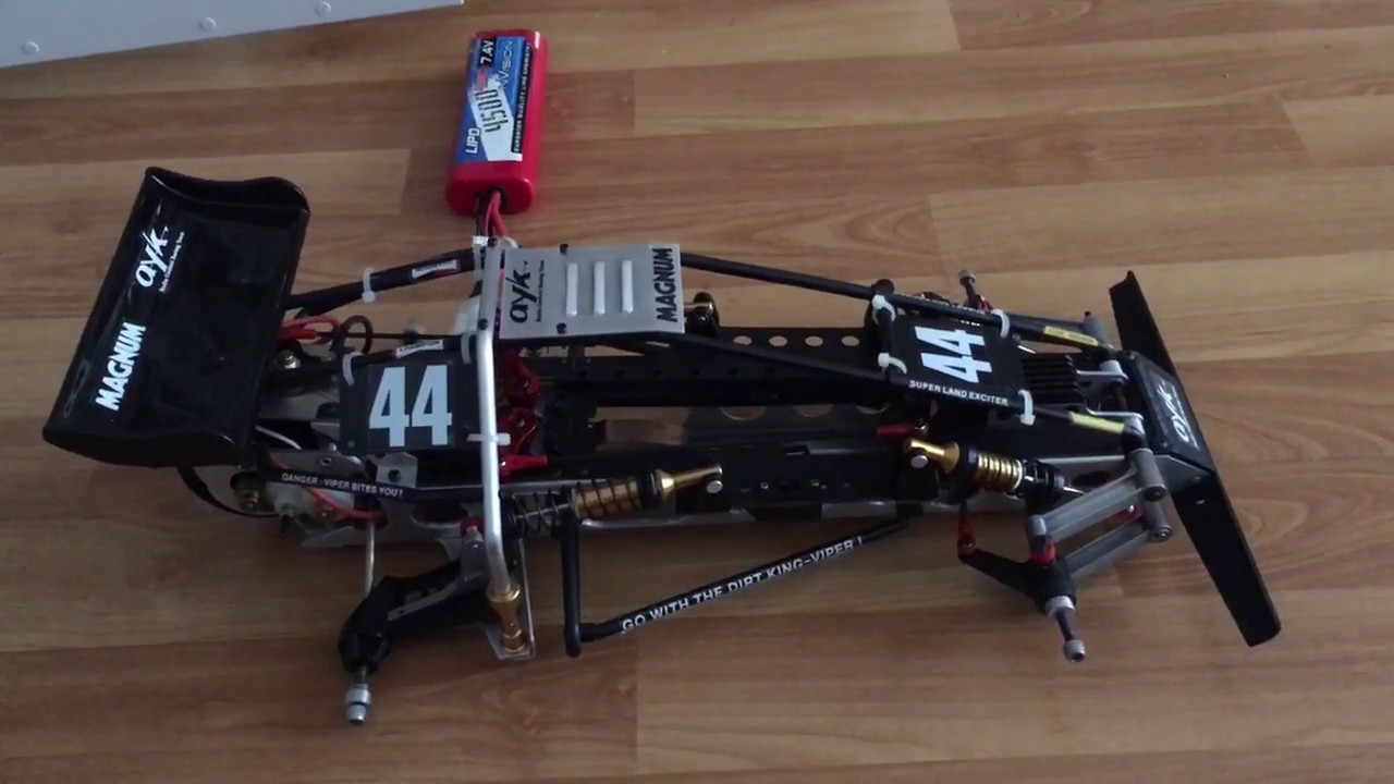 AYK Viper Test 1 , mechanical Speed Controller, loud Drive Chain - YouTube