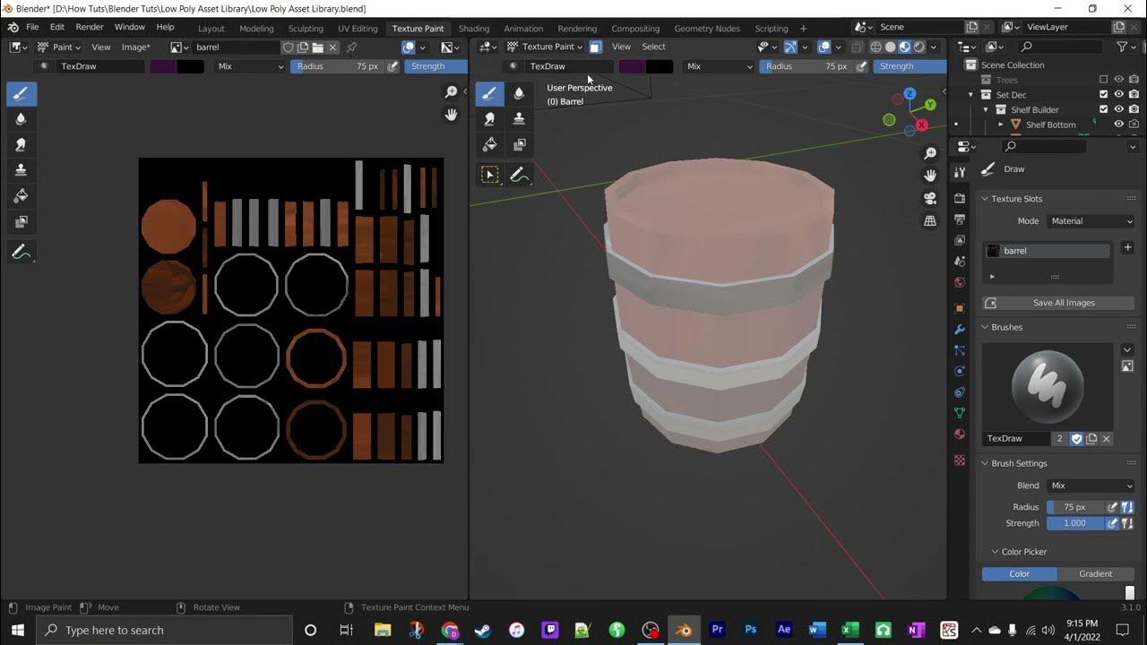 Using a Texture Mask While Texture Painting QUICK TIP - Blender ...
