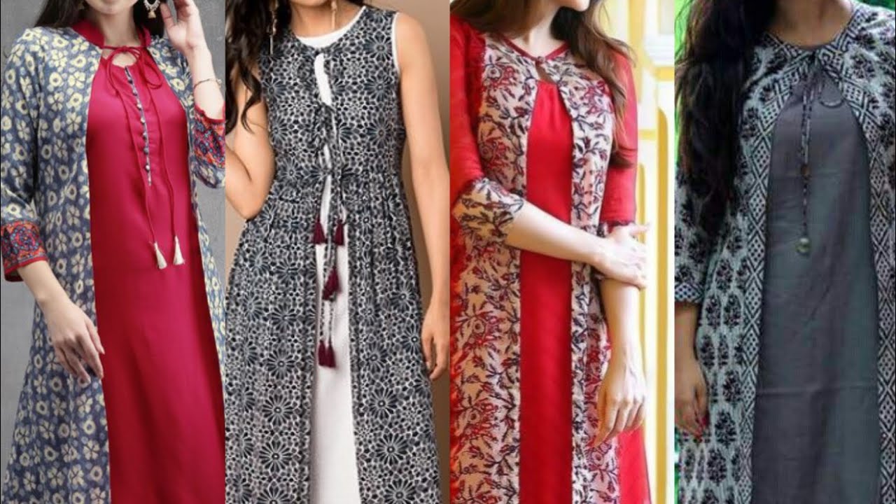 ️Stylish Double Layer kurti Designs#New#trending#@TodaysTrendz1 - YouTube