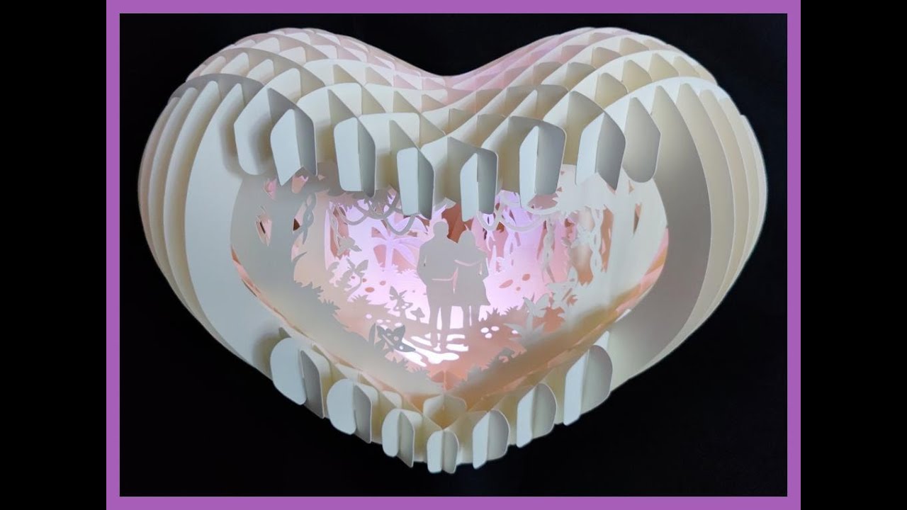 Montage ProShow mp4 coeur sliceform - YouTube