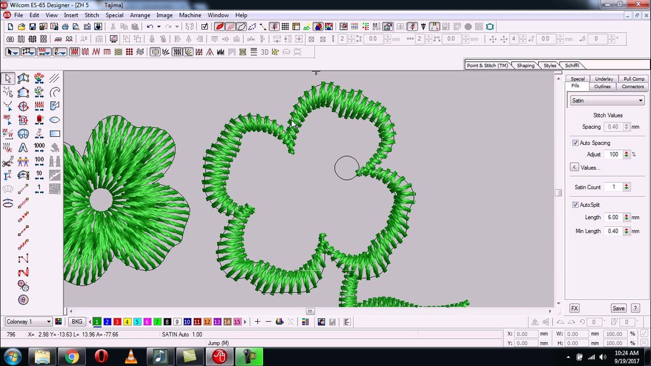 Wilcom Tutorials/How to set Center Point with Alignment tools / Zahid #wilcome4 #wilcom # ...