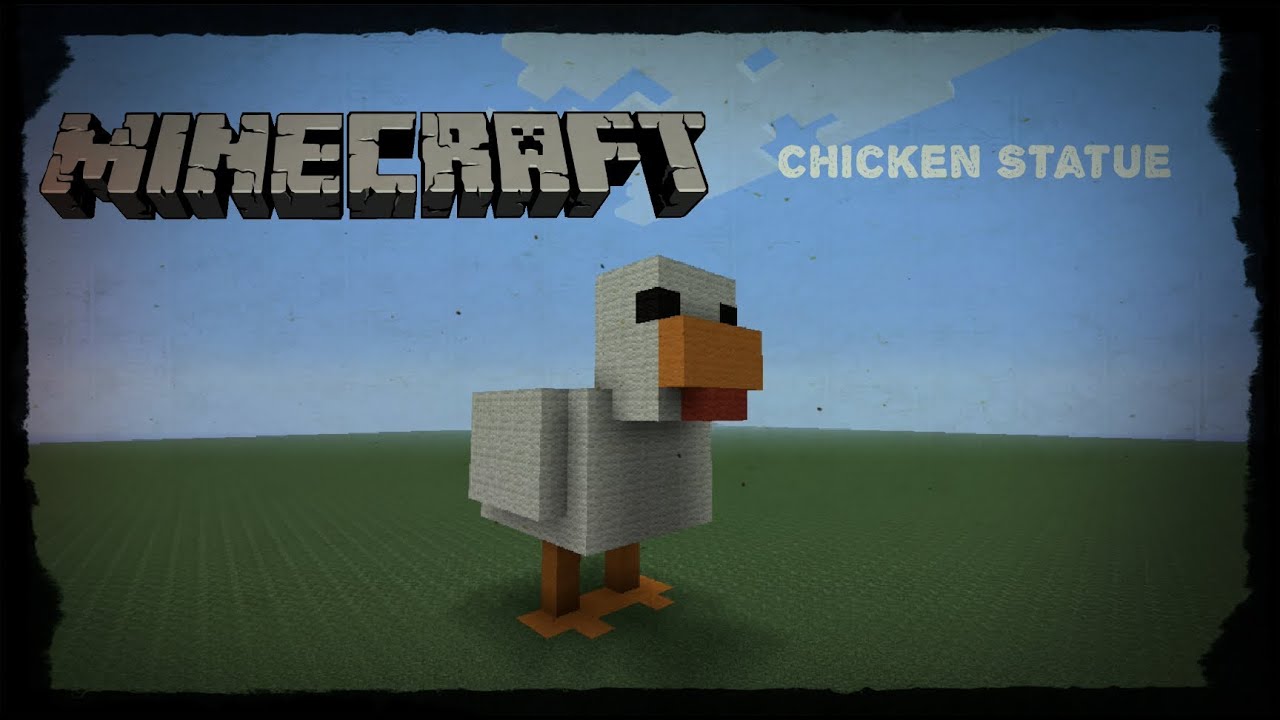 Minecraft Xbox360 : Simple Chicken Statue! - YouTube