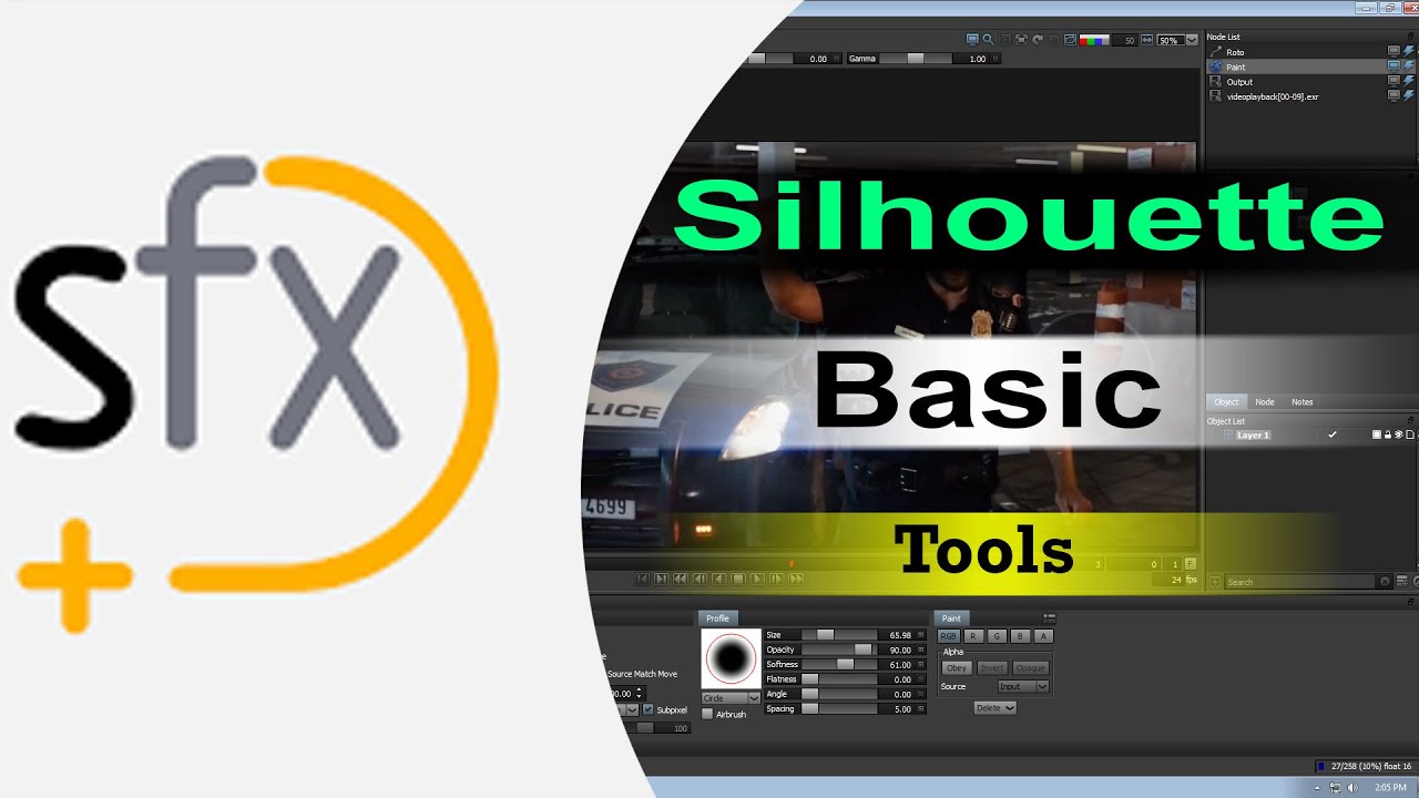 Silhouette Basic tools Tutorial (1) - YouTube