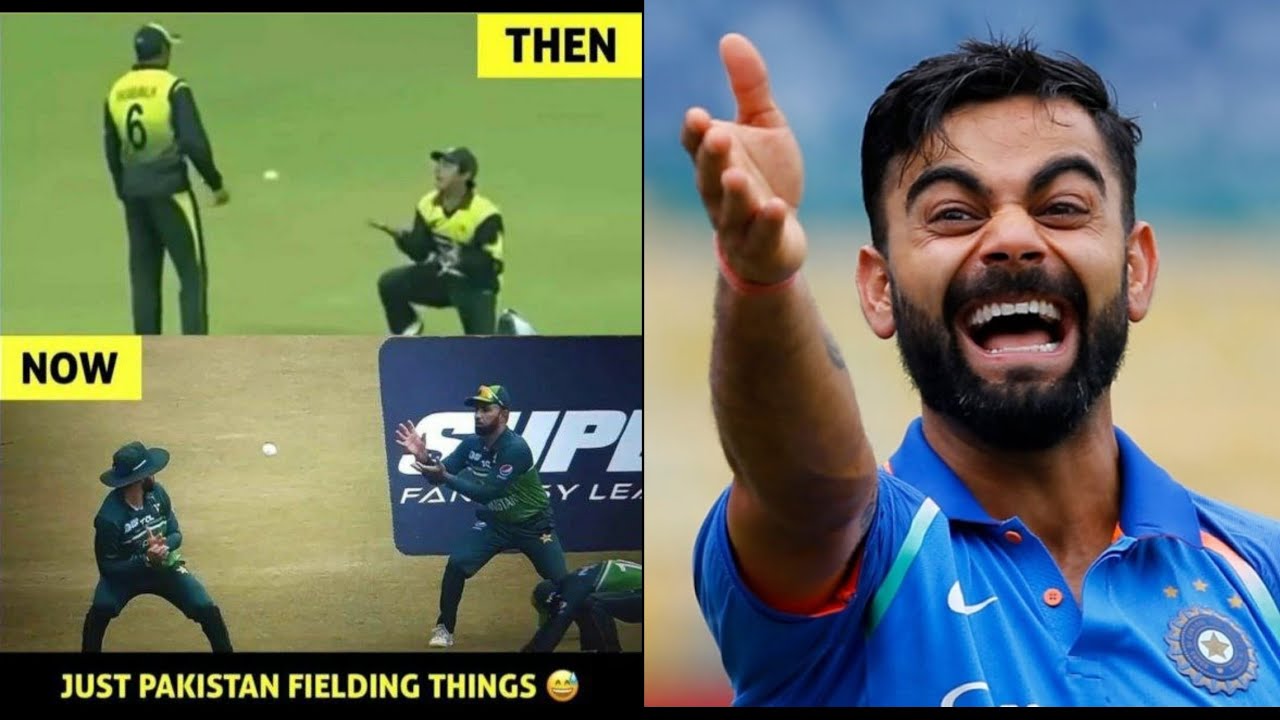 Pakistani players funny fielding #asiacup2023 #indvspak - YouTube