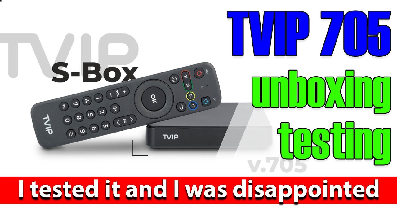 TVIP705 unboxing and testing. I tested it and I was disappointed - YouTube