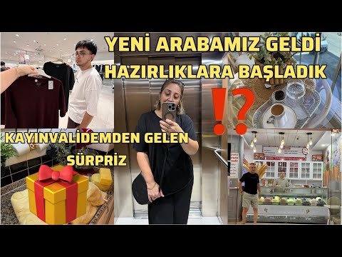 YENİ ARABAMIZ GELDİ❗️KAYINVALİDEM’den GELEN SÜRPRİZ🎁HAZIRLIKLARA BAŞLADIK❗️ELİFİN YENİ ÜRÜNLERİ😍