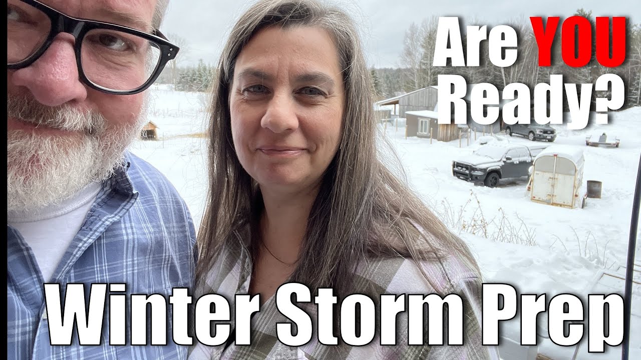 Winter Storm Prep | Are You Ready | Big Family Homestead 01/03 - YouTube