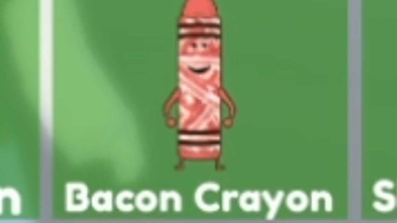 Find the Crayons - Where to Find the Bacon Crayon (Roblox) - YouTube