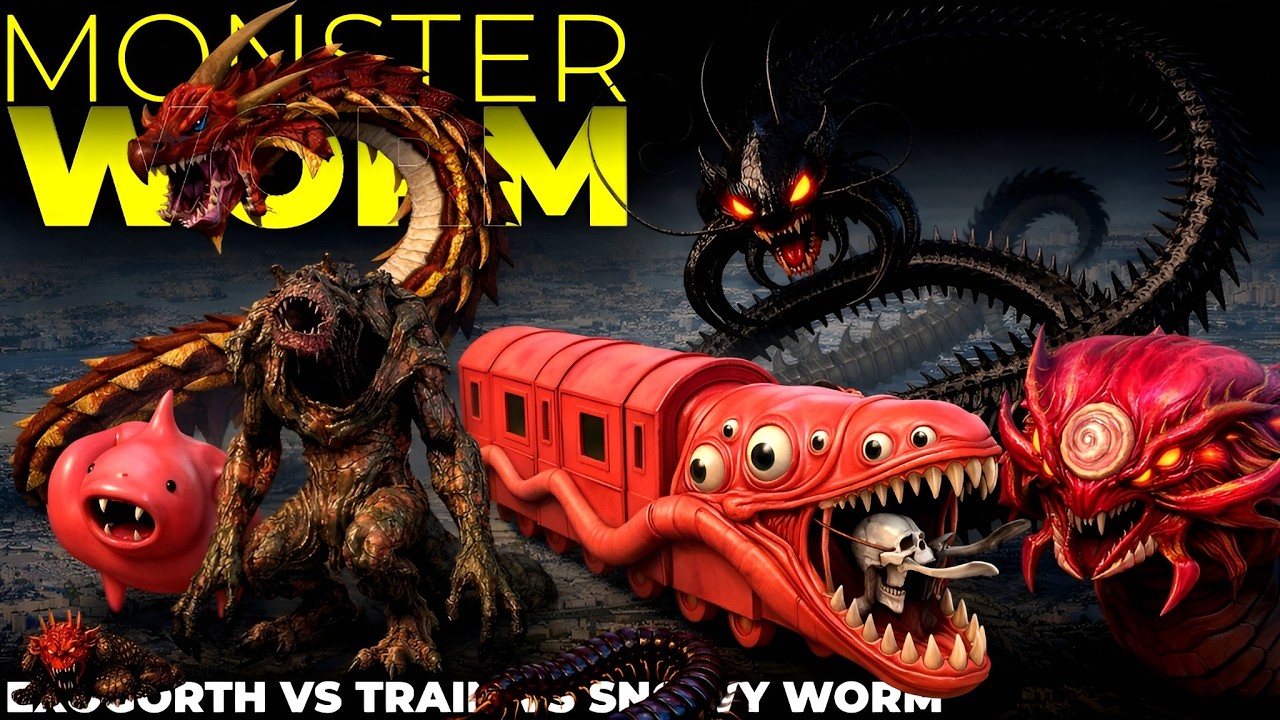 Monster Worm Size Comparison | Exogorth vs Train Worm vs Snowy Worm ...