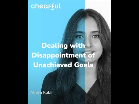 Dealing with Disappointment of Unachieved Goals - YouTube