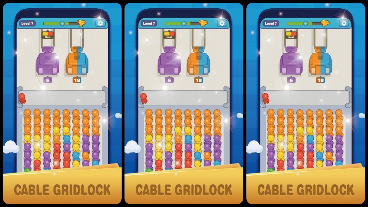 Cable Gridlock Game Android Gameplay - YouTube