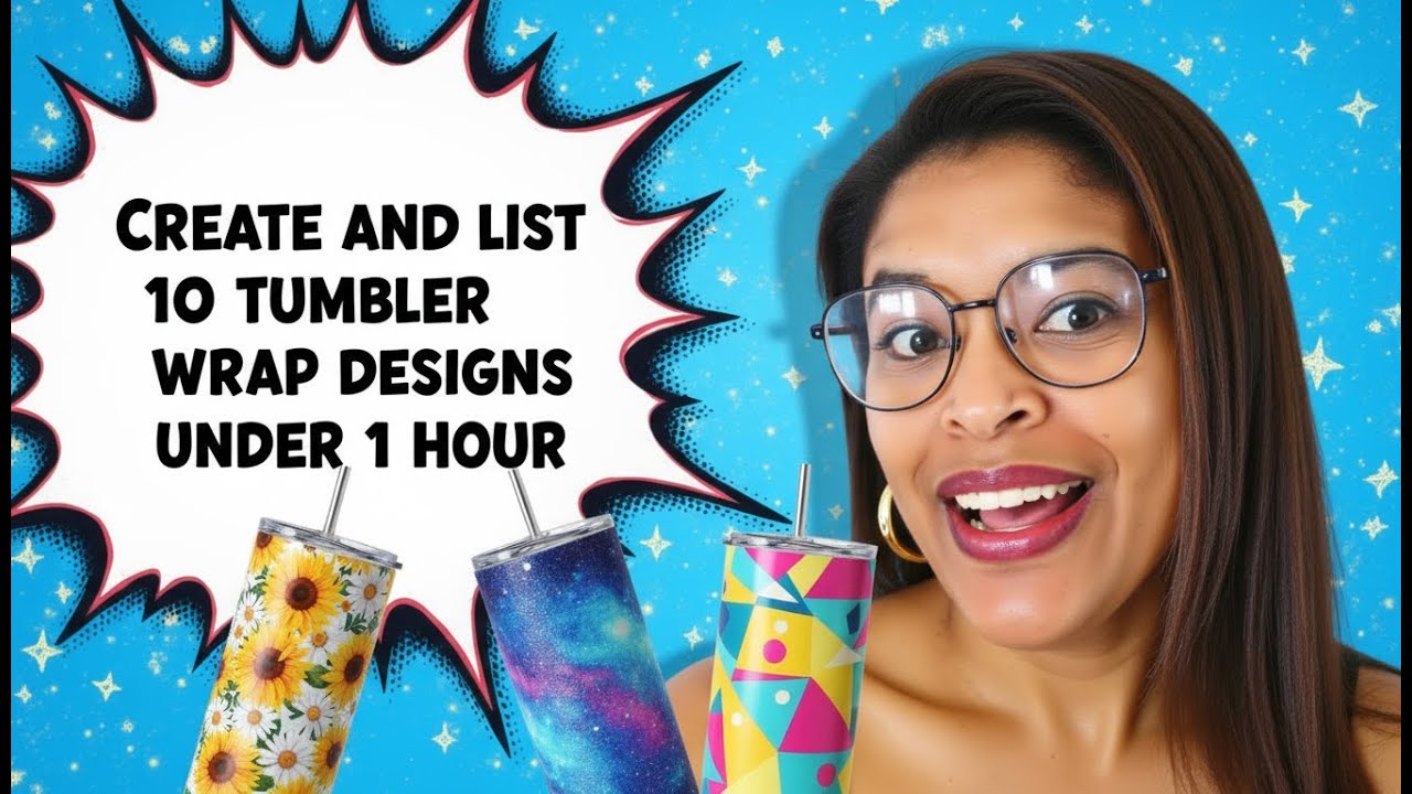 🧠 10 Tumbler Wraps in 1 Hour? Etsy AI Workflow with Artistly ...