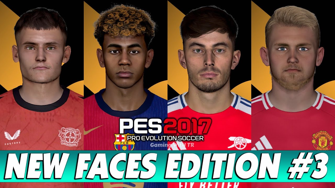 PES 2017 LATEST FACES EDITION #3 - YouTube
