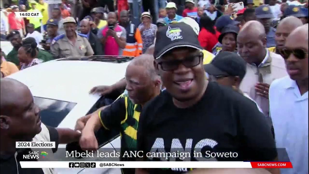 2024 Elections | Rousing welcome for Thabo Mbeki as he leads ANC campaign in Soweto - YouTube