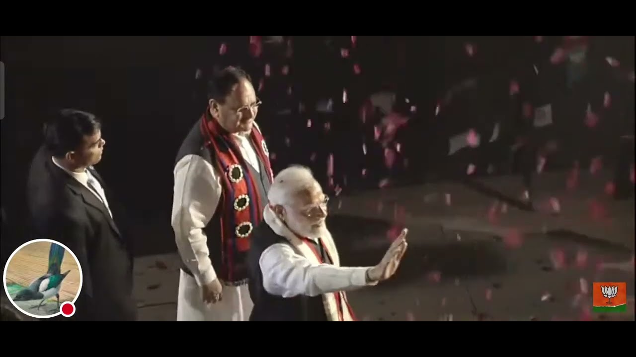 Pm Narendra Modi Ji BJP Office Mein Aate Hue Ki Tasviren - YouTube