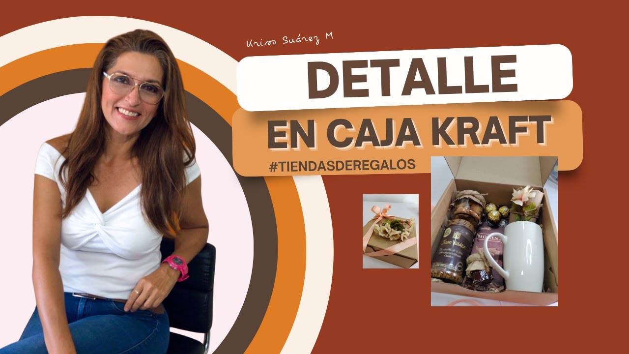 COMO DECORAR UNA CAJA KRAFT- CAJAS KRAFT PARA MUJER - REGALO PARA MUJER ...