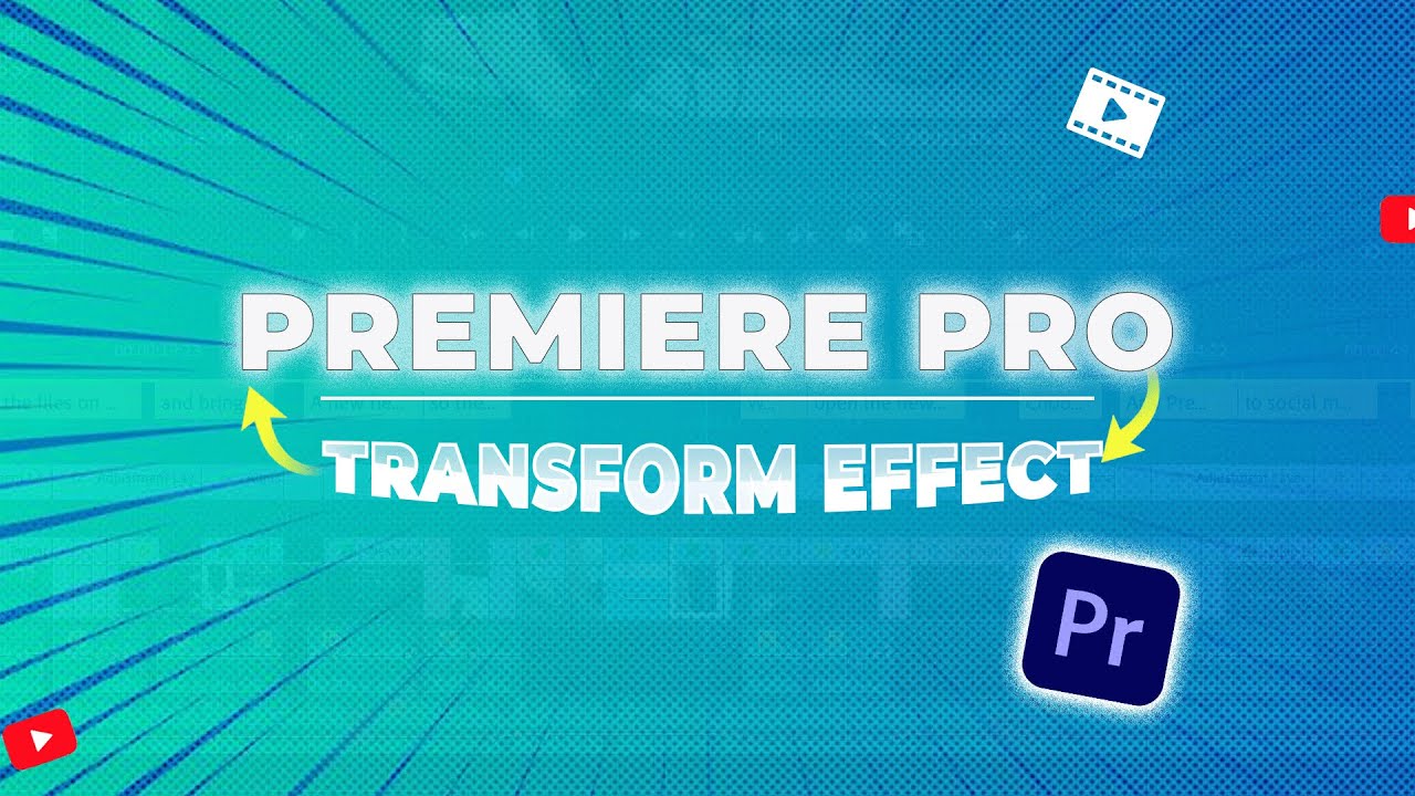 How to use the transform Effect In Adobe Premiere Pro! - YouTube