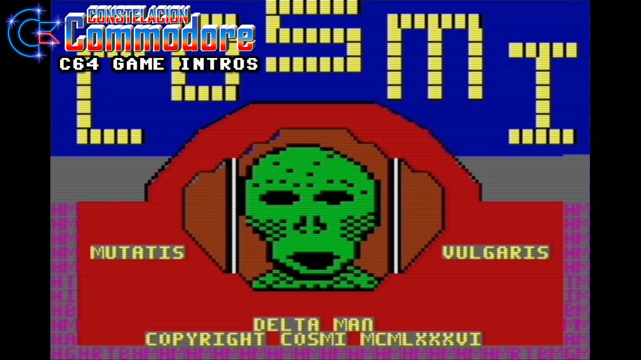 C64 Game Intro: Delta Man (Cosmi,1986) - YouTube