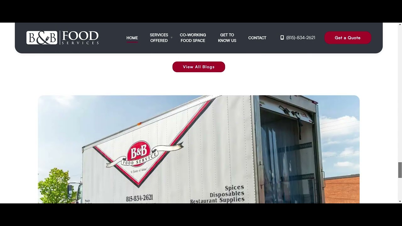 Check Out The Newly Designed B&B Foods Website - YouTube