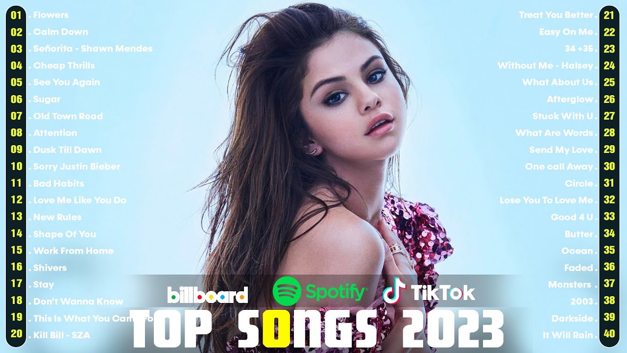 Miley Cyrus, Rema, Selena Gomez, Ed Sheeran, Shawn Mendes, Maroon 5 ...