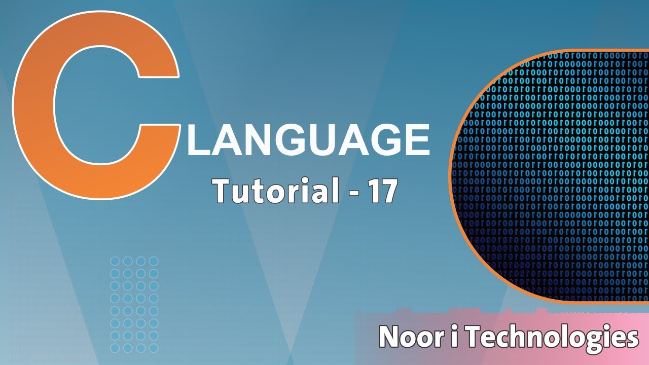 C Language Lecture No - 17 - YouTube