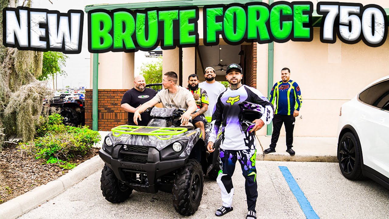 Buying a new 4x4 Quad ! | ( 2023 Brute Force750 ) Braap Vlogs - YouTube