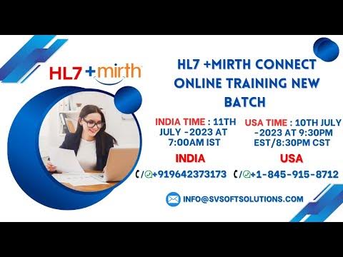 HL7+Mirth Connect Online Training Tutorials - YouTube
