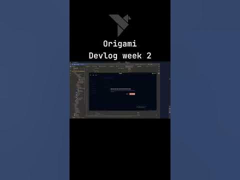 Origami Note taking / Productivity app devlog week 2 - YouTube