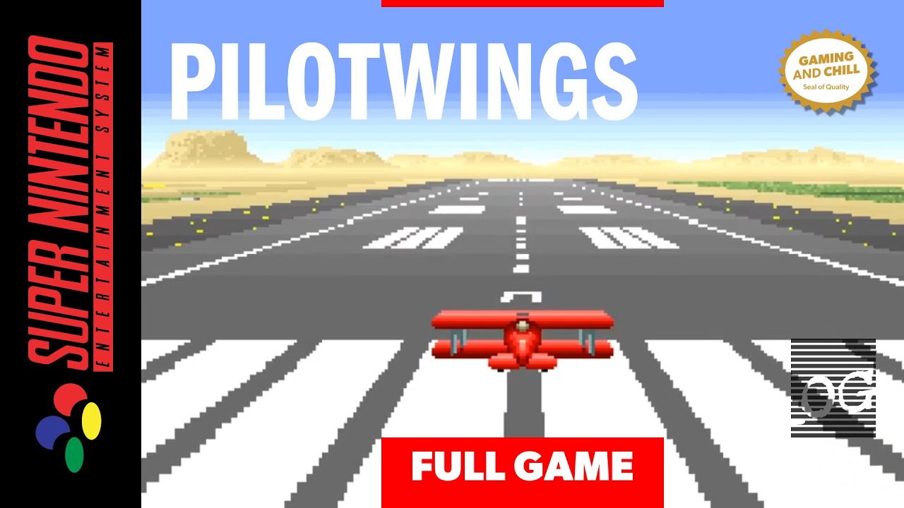 Let's Play 🎮 Pilotwings | SNES | Super Nintendo | NO COMMENTARY | Full ...